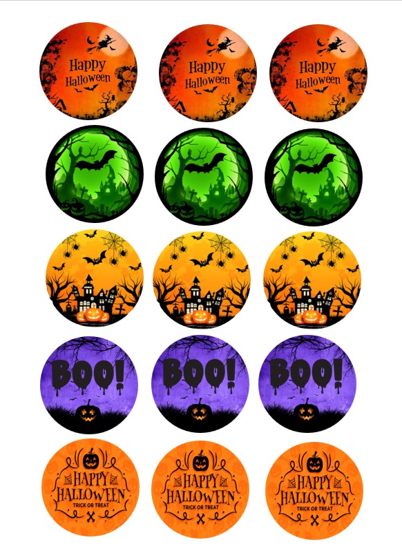 HALLOWEEN EDIBLE TOPPERS – Devlin Design Studio