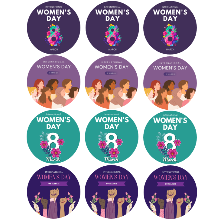 International Women's Day Edible Images – Devlin Design Studio