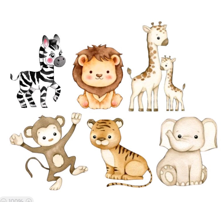 1st Birthday "Wild One" Jungle Jeep Animals – Devlin Design Studio