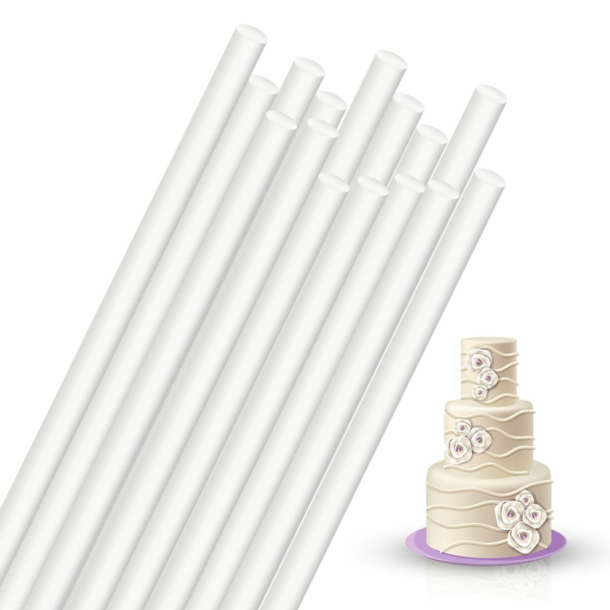 12" Dowel Rods - easy cut (pack of 10) – Devlin Design Studio