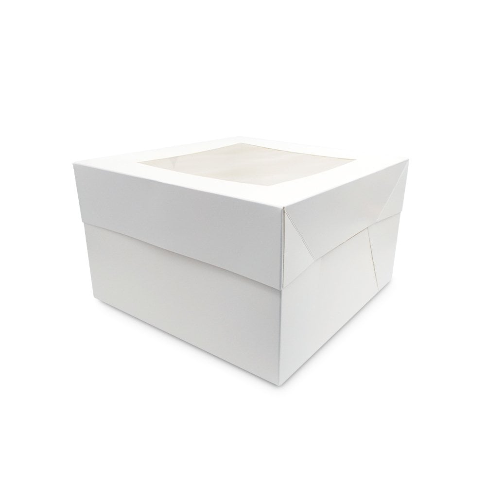 12" white cake boxes with CLEAR WINDOW LID – Devlin Design Studio